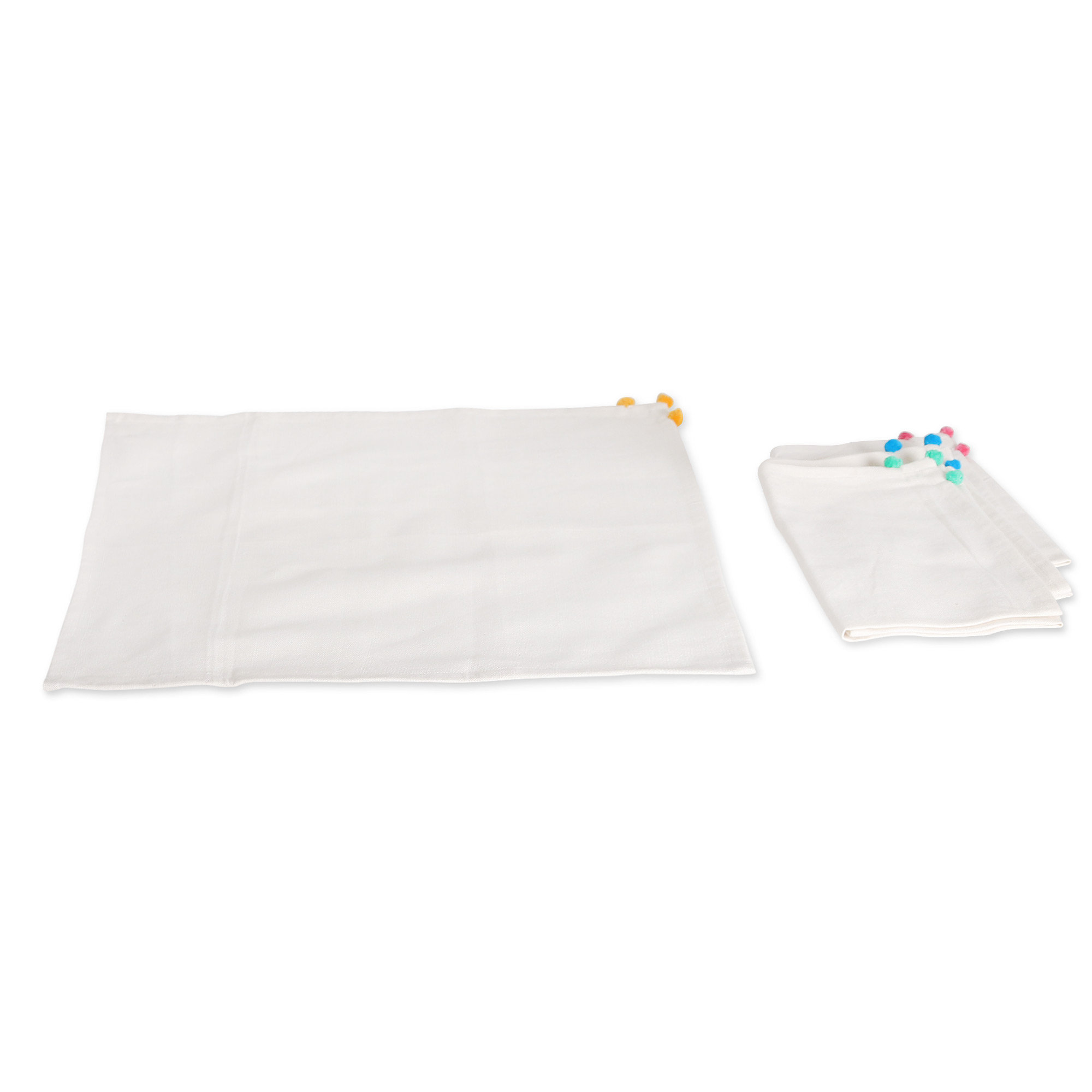 Latitude Run® Handmade Bubble Meals Cotton Napkins (Set Of 4) | Wayfair