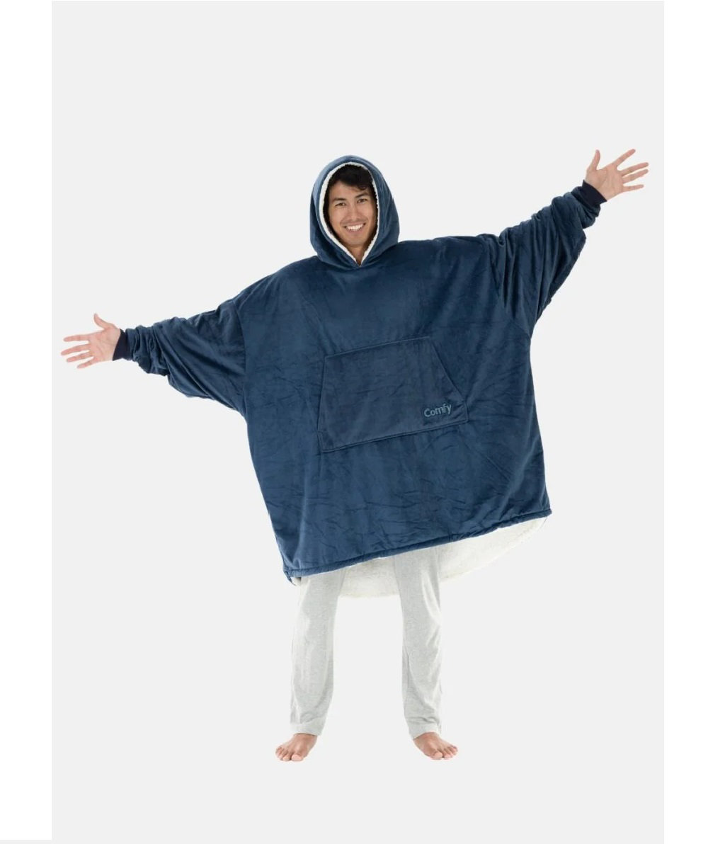 The Comfy Original Microfiber Wearable Blanket Hoodie w/ Pocket | Wayfair