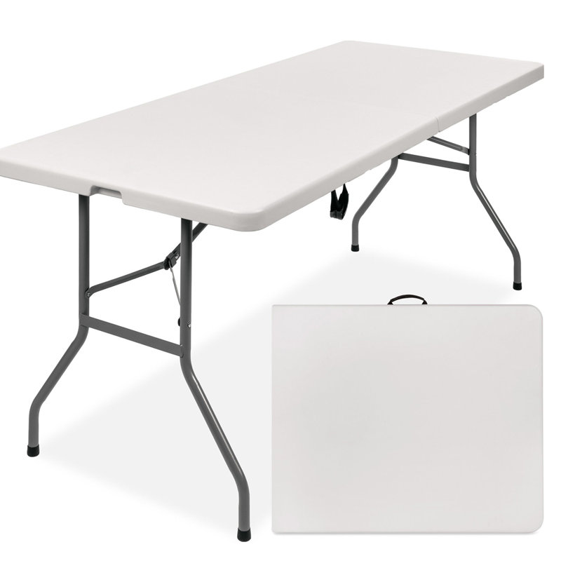 Amazingforless Plastic Rectangular Portable Folding Table & Reviews ...