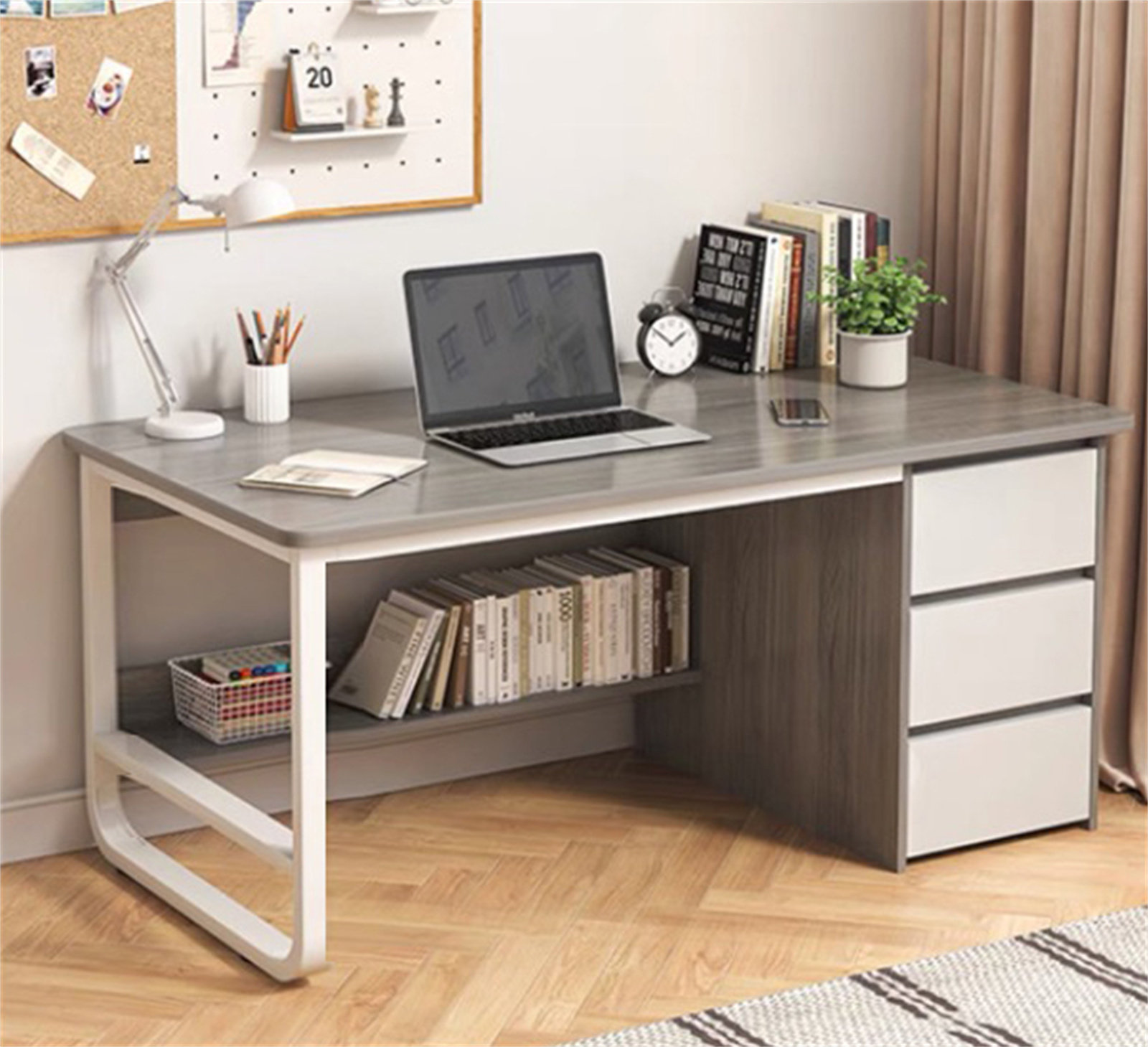 Ebern Designs Toulouse 55'' W Rectangle Computer Desk | Wayfair