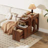 Ebern Designs Aadrith Wheel End Table | Wayfair