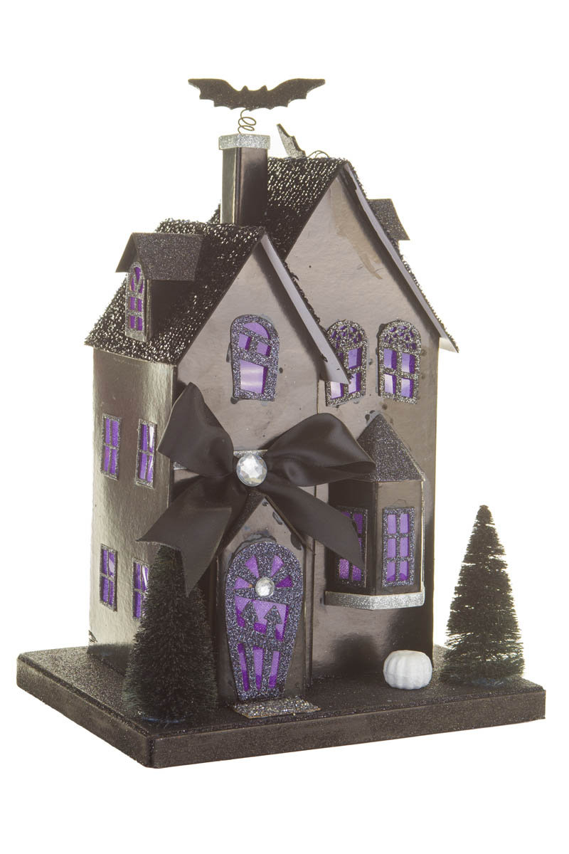 The Holiday Aisle® Black LED Haunted House - Wayfair Canada