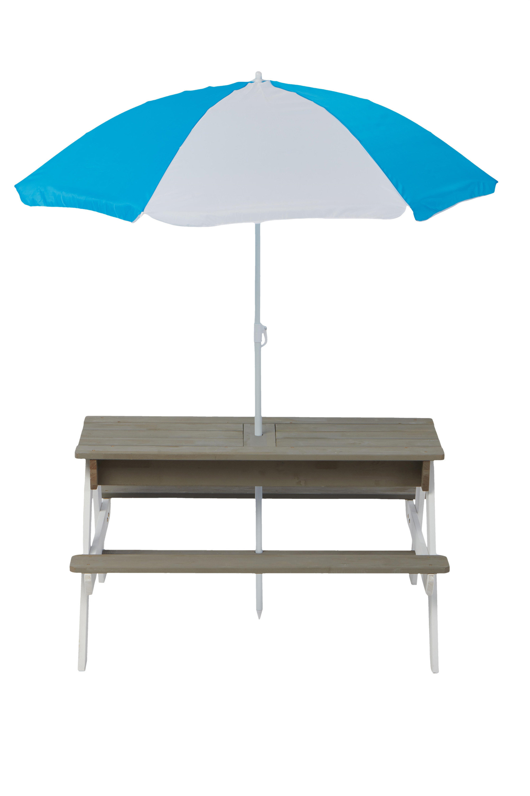 Arlmont & Co. Versatile Kids Outdoor Activity Table With Umbrella For ...