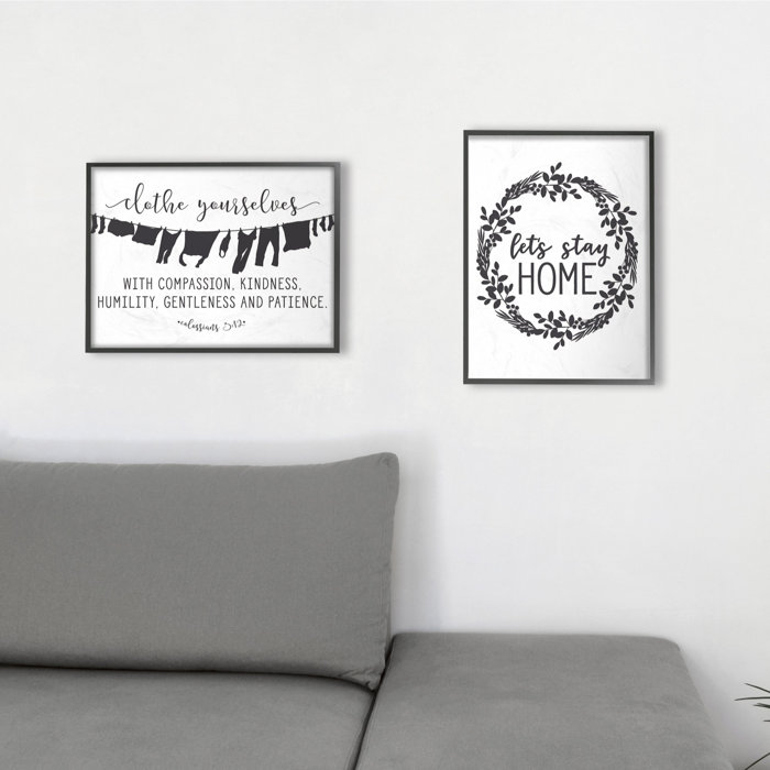 Red Barrel Studio® Clothe Yourselves With Compassion Clothesline by ...