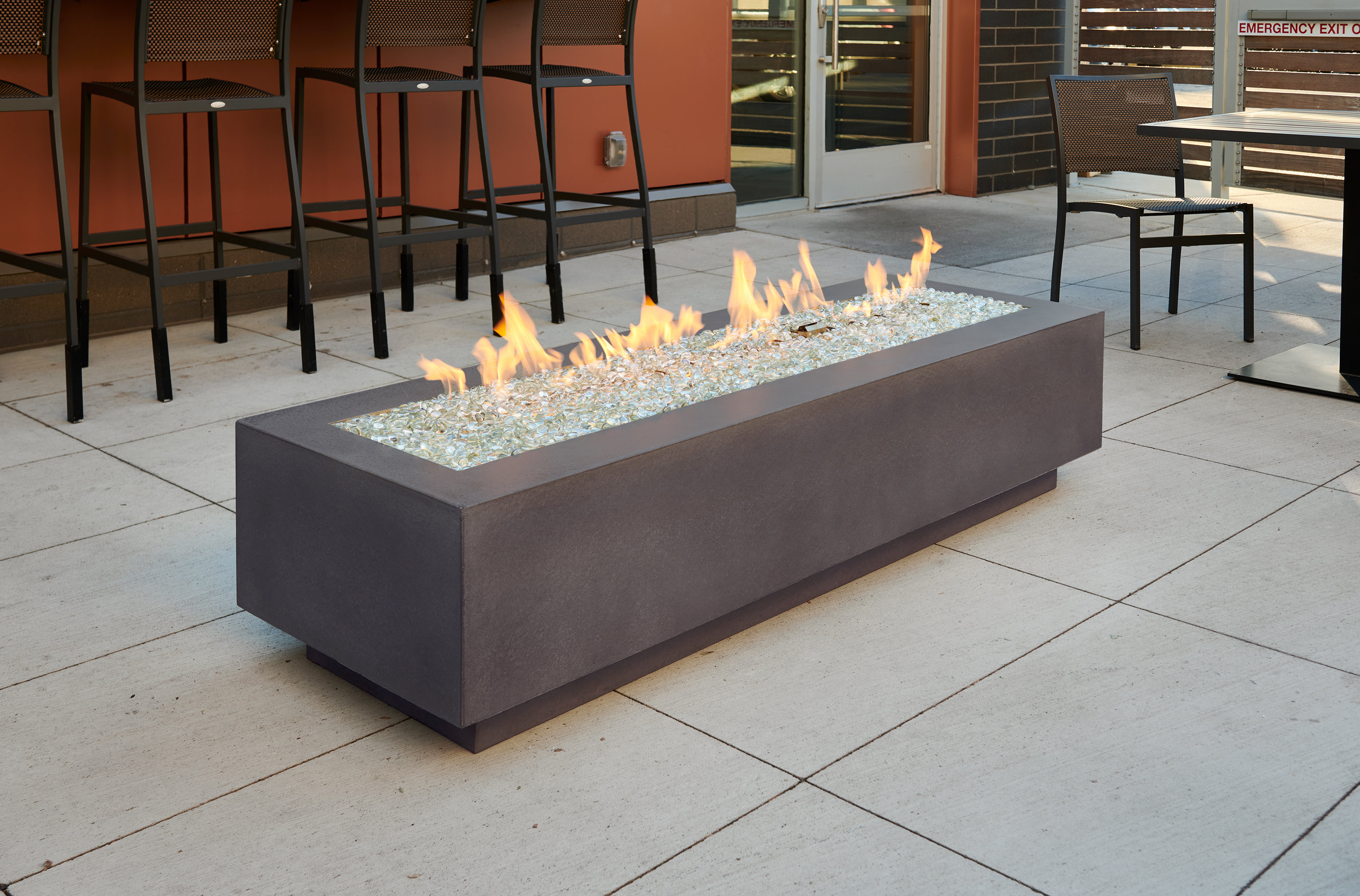 The Outdoor GreatRoom Company Cove 16'' H x 72'' W Concrete Outdoor ...