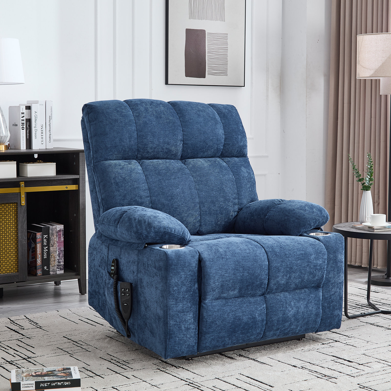 Latitude Run® 40" W Dual Motor Power Lift Recliner Oversize Chair With ...