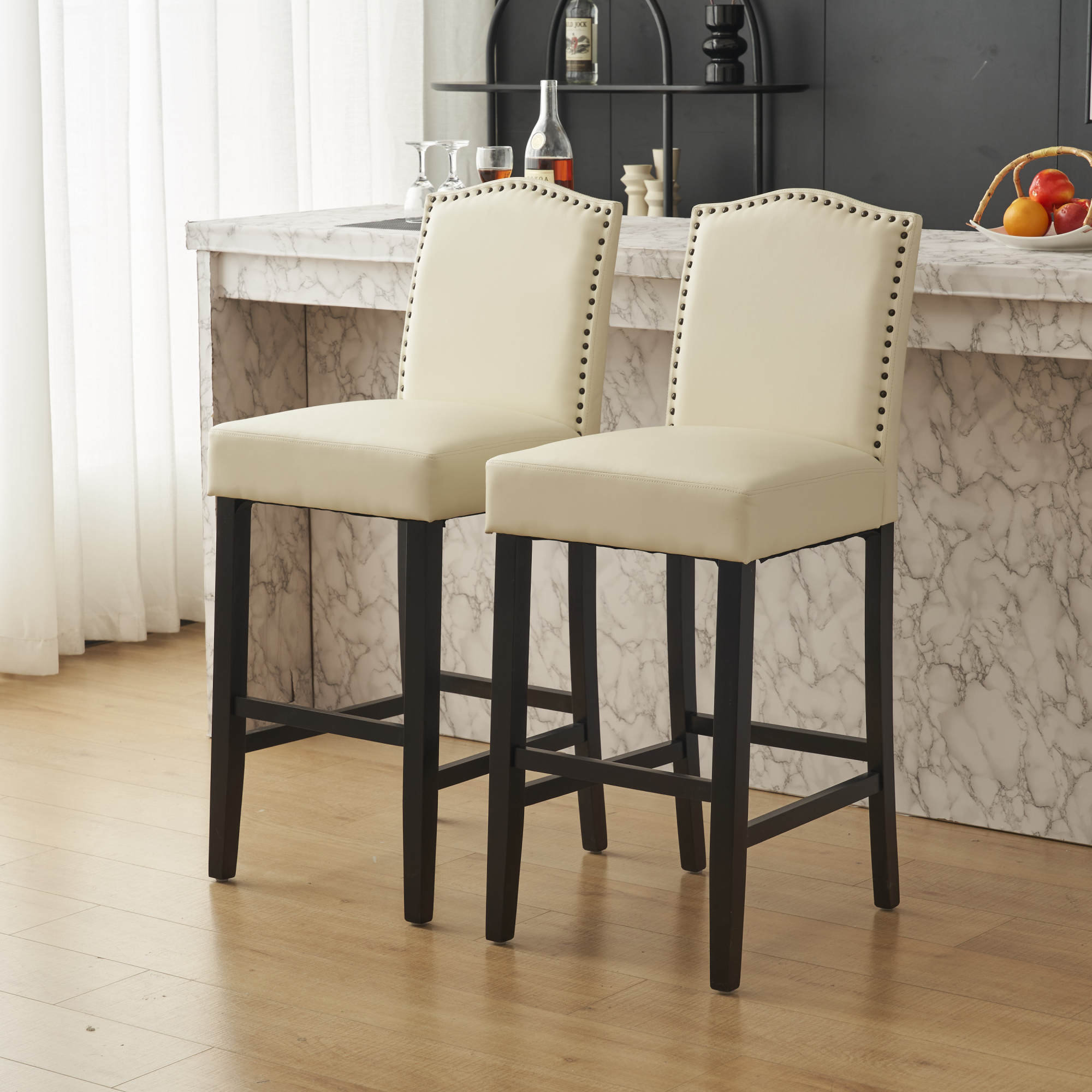 Wildon Home® Elevate Your Space With Our Elegant Upholstered Bar Stools ...