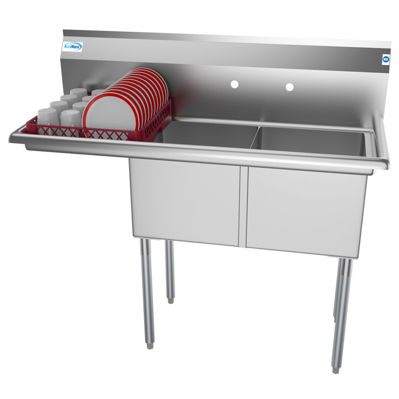 KoolMore 48" x 21" Freestanding Service Sink | Wayfair