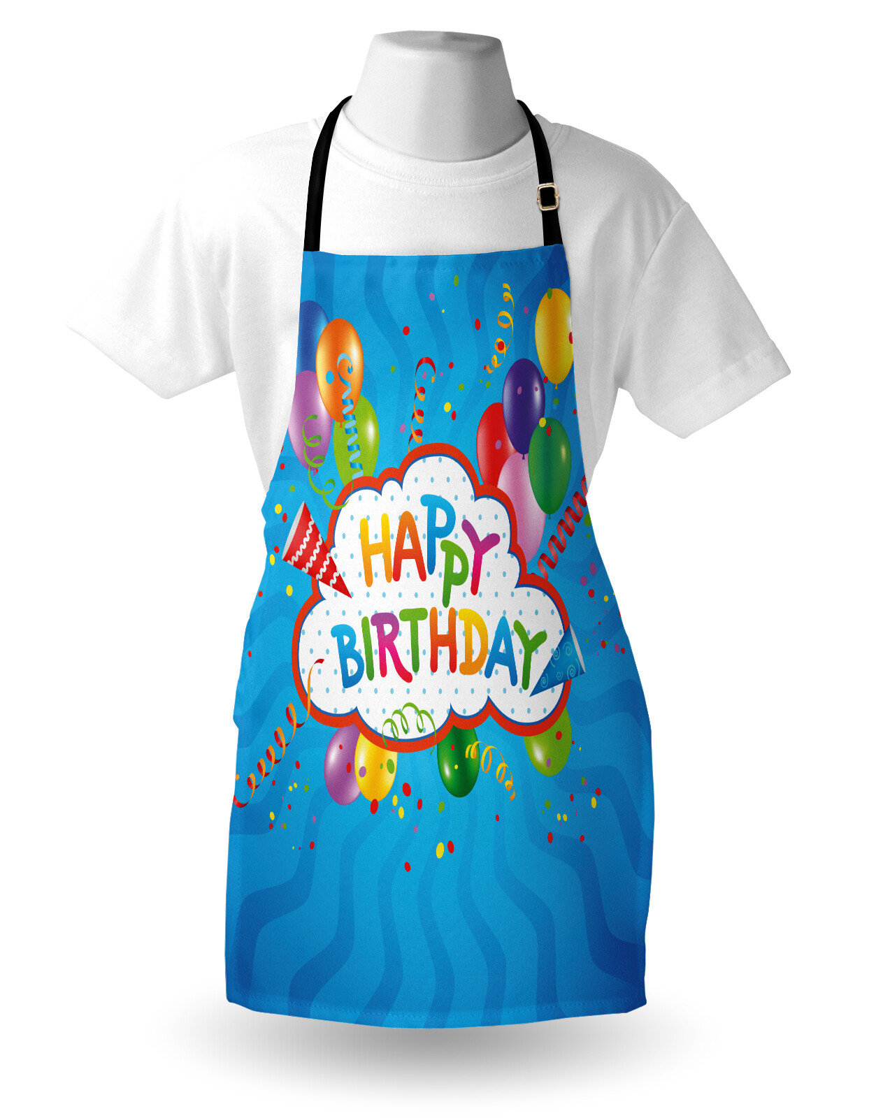 The Party Aisle™ Blue Apron Unisex, Greeting Text Party Hats, Adult ...