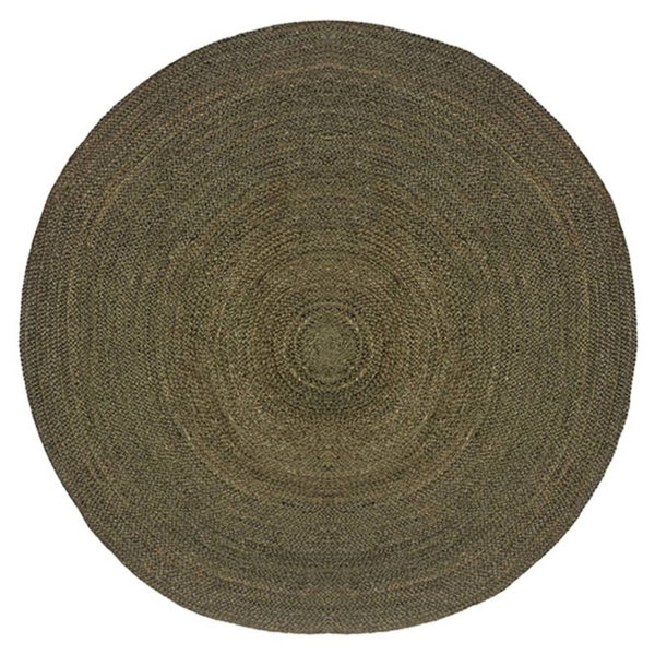 Bay Isle Home Label51 Carpet Jute Round Army | Wayfair.co.uk