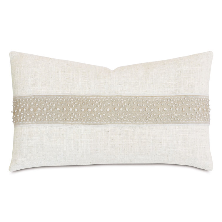 Eastern Accents Dainty Polyester Lumbar Rectangular Pillow Cover ...