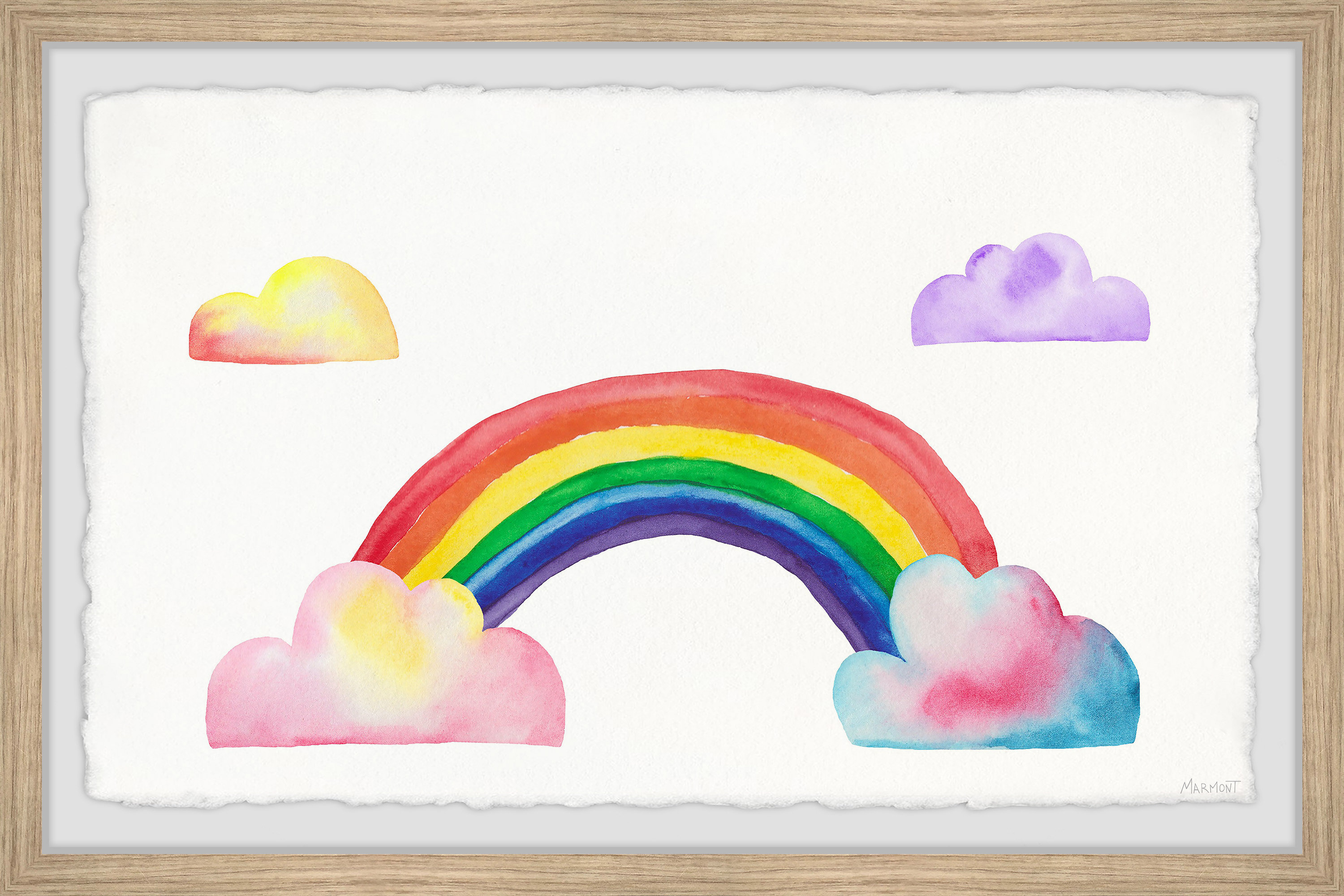 Isabelle & Max™ Gerth Try to Be a Rainbow Framed Print | Wayfair