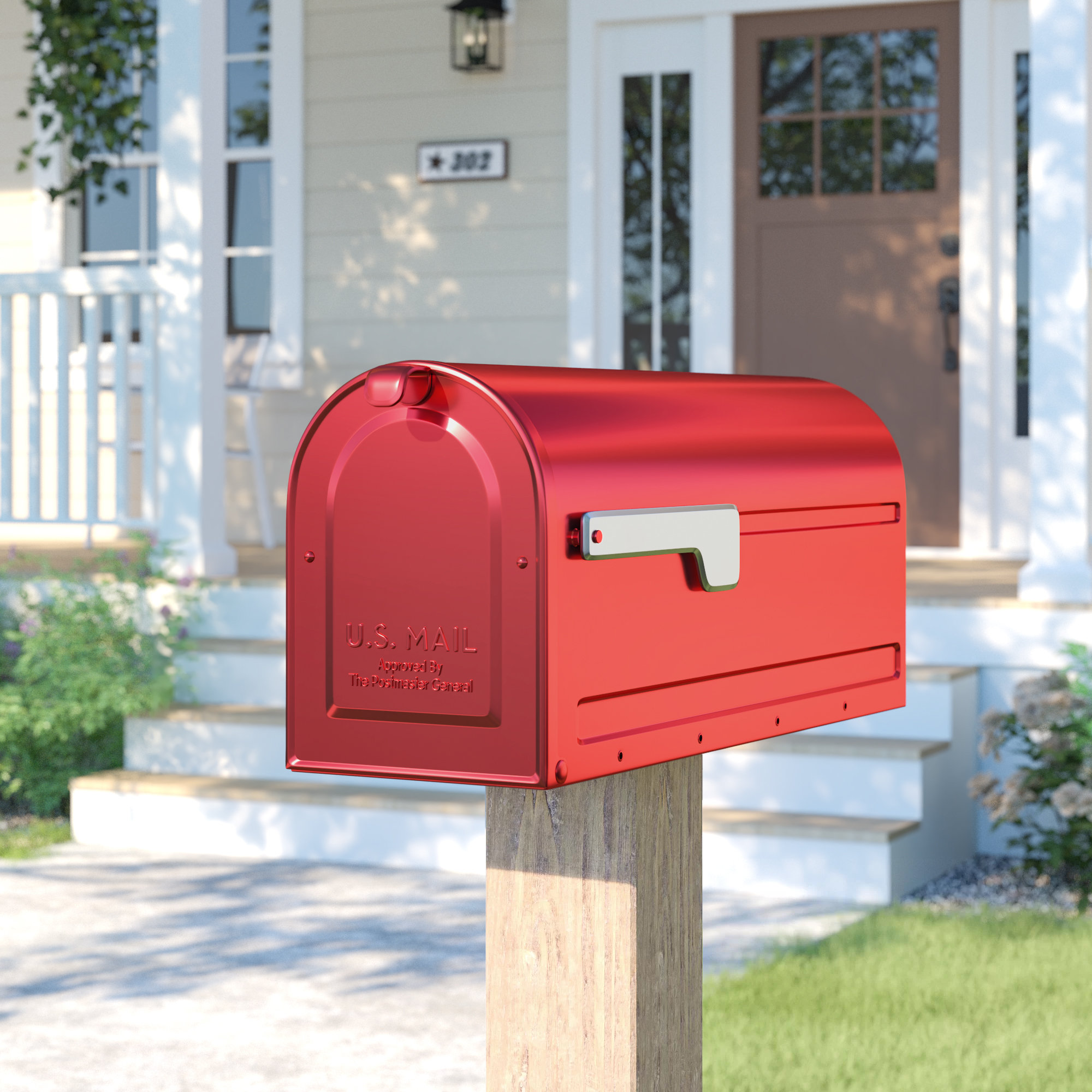 Arlmont & Co. Pittenger Post Mounted Mailbox & Reviews | Wayfair