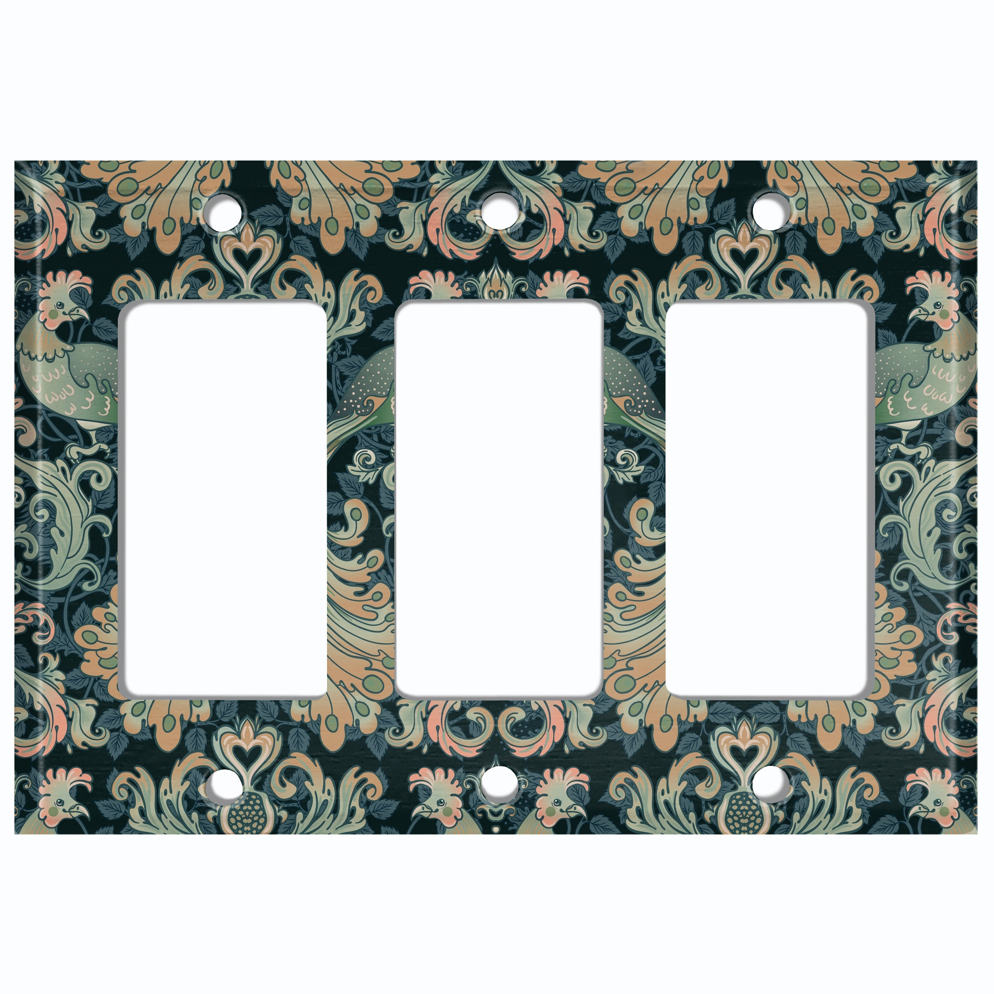 WorldAcc 3-Gang Rocker Wall Plate | Wayfair