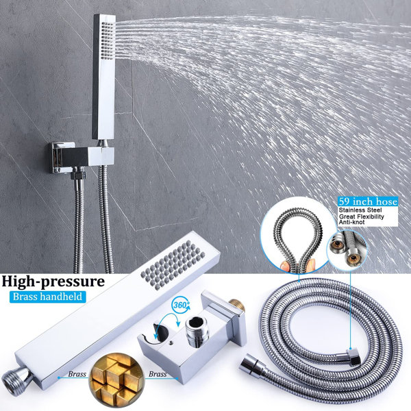 AlenArtWater Pressure-Balanced (Temperature And Volume) Shower Faucet ...