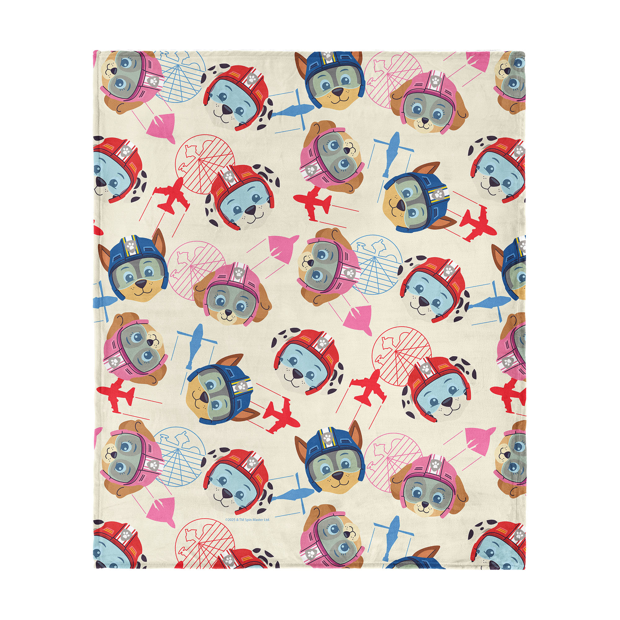Northwest Paw Patrol Pattern Silk Touch Throw Blanket Heroic Police Pup ...