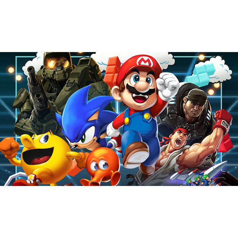 N2fun Mame/Hyperspin 4 Player Plug-In Full Size Arcade Machine with ...