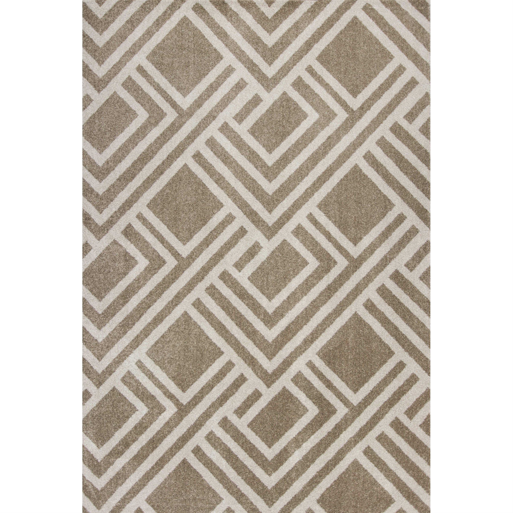 Mercer41 Church Street Beige Geometric Indoor Outdoor Area Rug | Wayfair