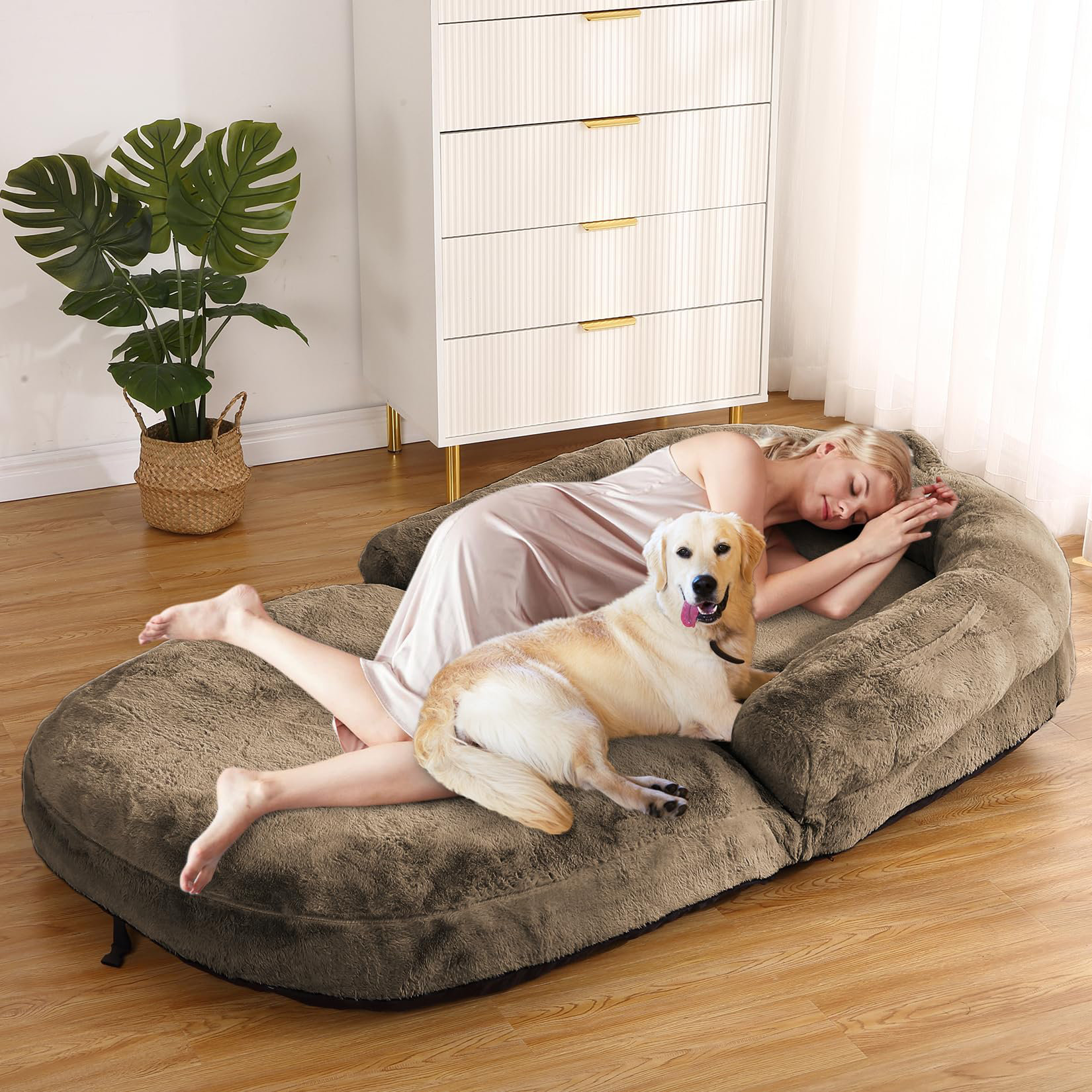 Tucker Murphy Pet™ Foldable Human Sized Dog Bed For People Adults ...