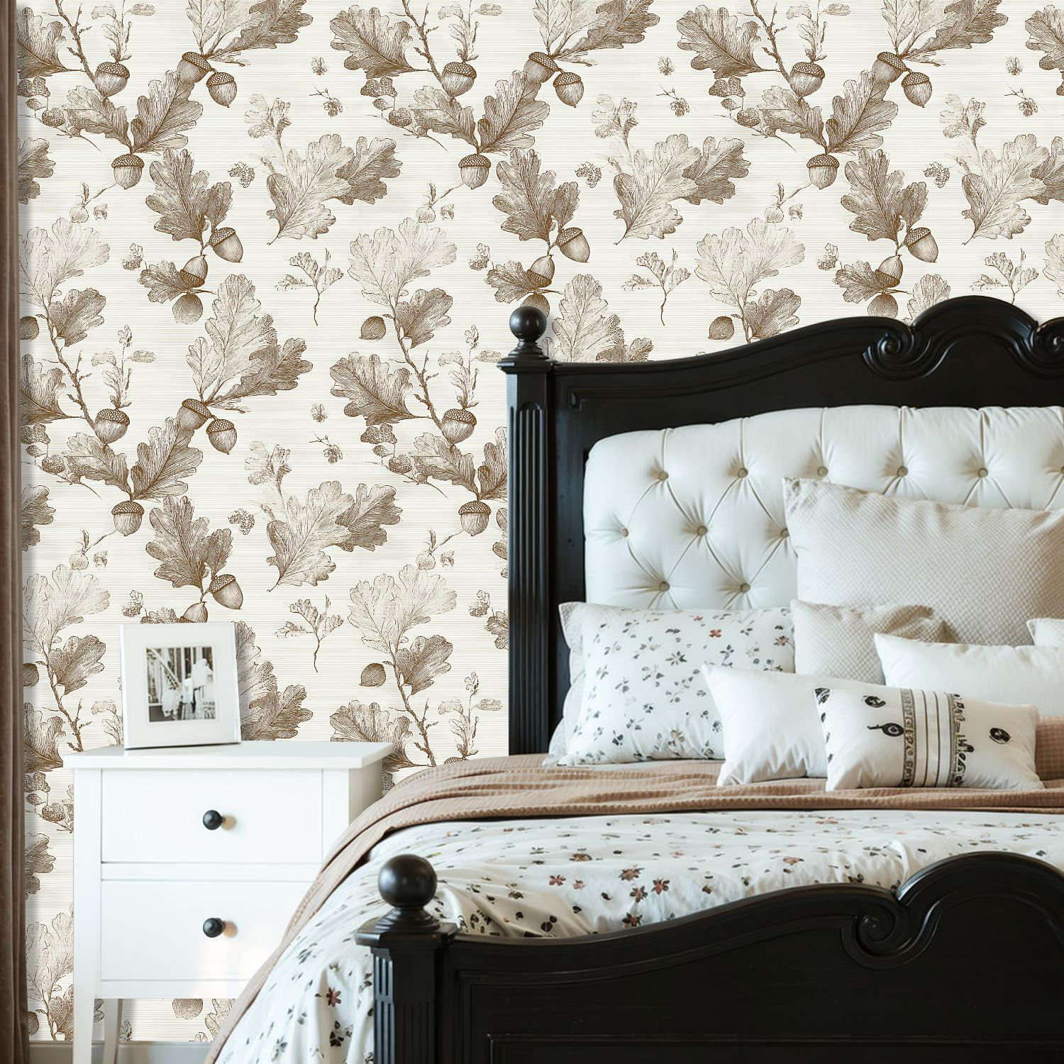 Latitude Run® Renter Friendly Peel and Stick Wall Mural Vintage Oak ...
