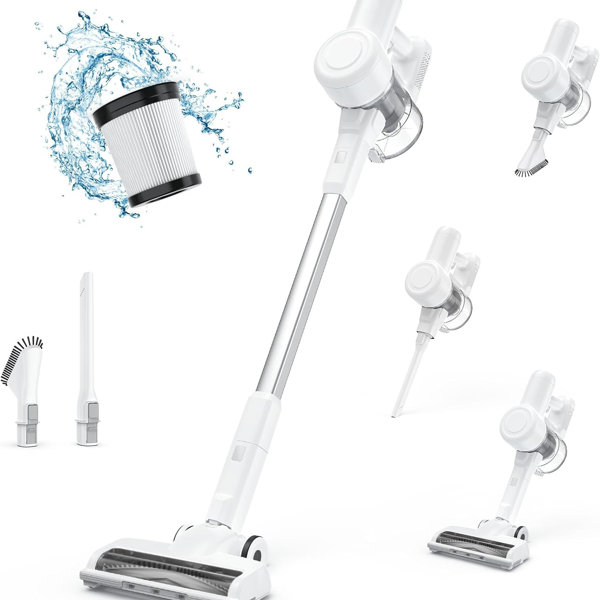 HOMEWELL Cordless Stick Vacuum Cleaners For Home Rechargeable ...