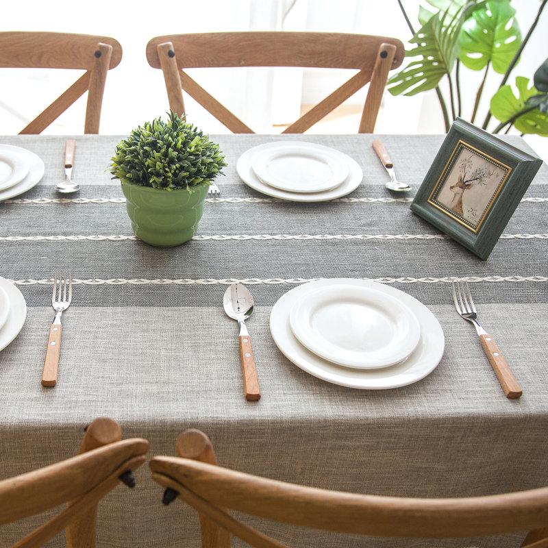 Union Rustic Dunbar Elegant Rectangle Tablecloth & Reviews | Wayfair