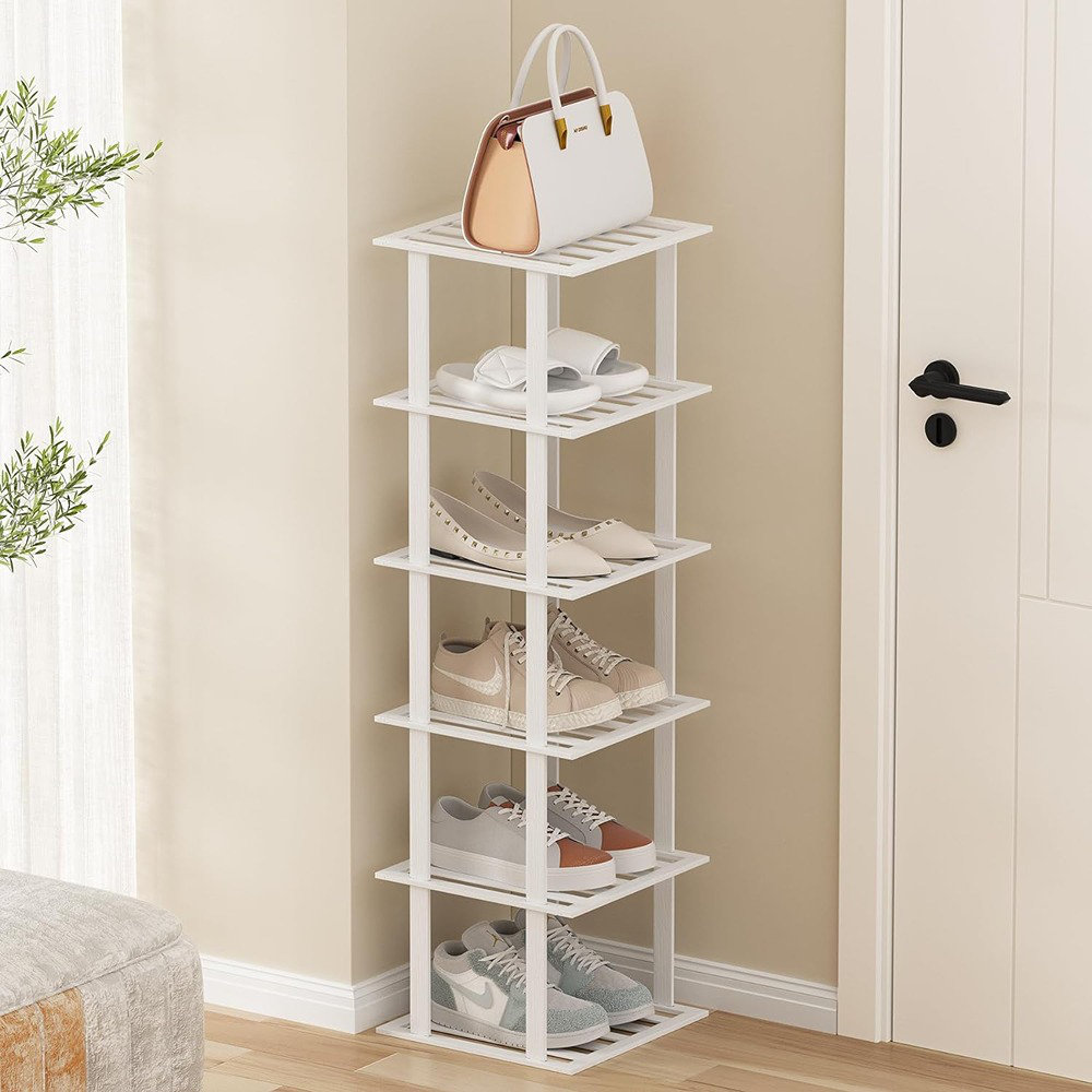SHIISEWE 6 Pair Shoe Rack | Wayfair