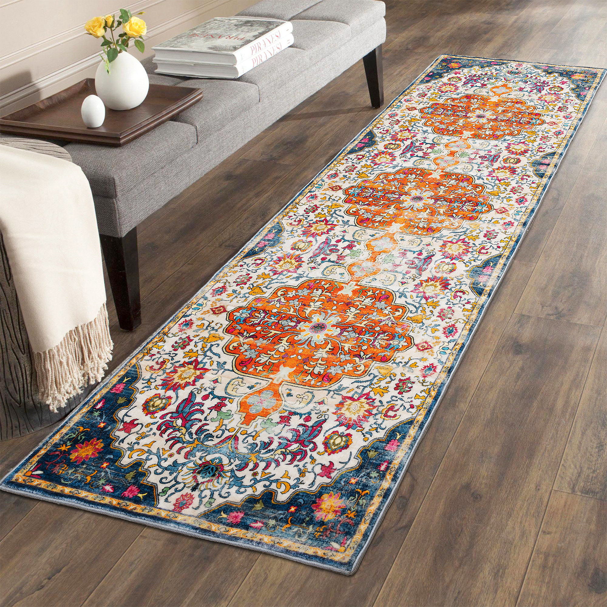Bungalow Rose Runner Orion Runner 2’ X 8’ Area Rug | Wayfair