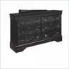 NFusion Dressers, Contemporary Metallic Grey with Crystal Hardware ...