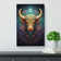 Happy Larry Taurus Zodiac Hard Edge Painting Art | Wayfair.co.uk