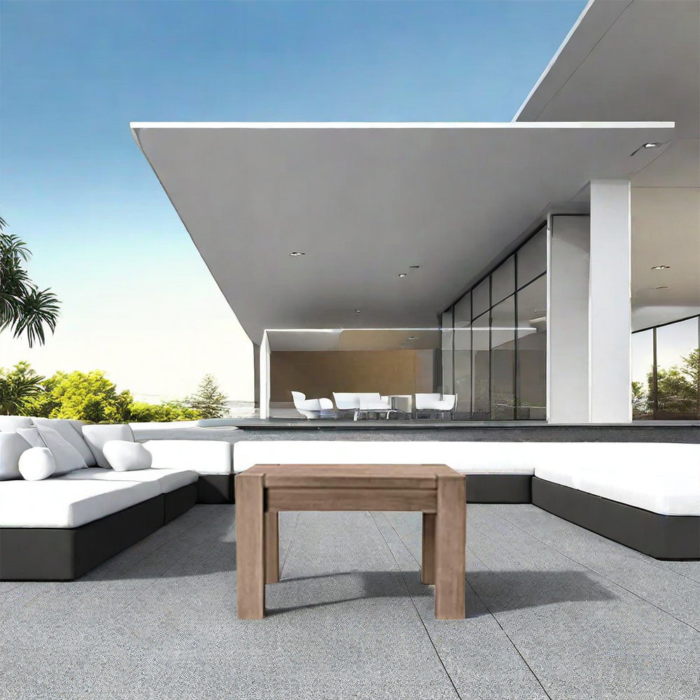 Hokku Designs Lissia Square 19.69'' L x 19.69'' W Outdoor Side Table ...