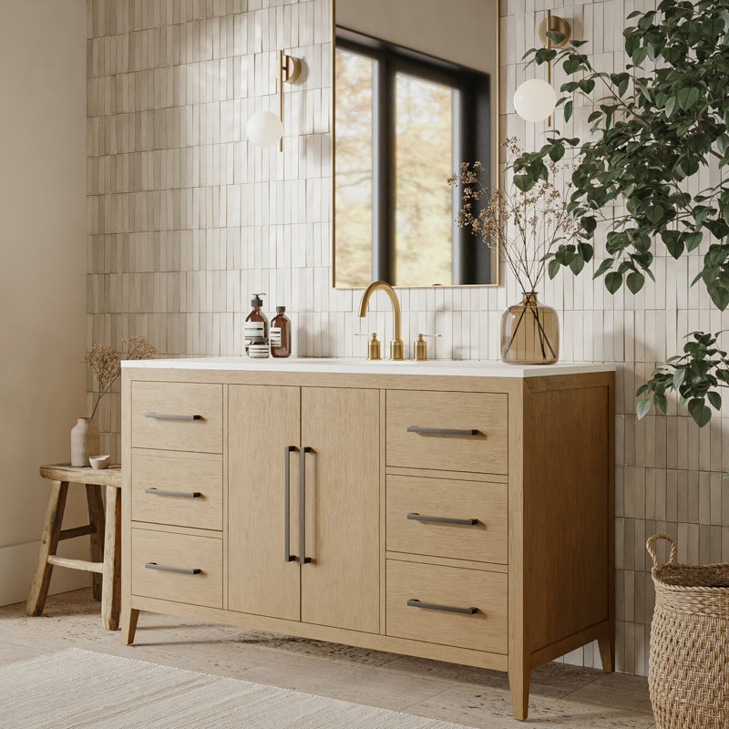 Highbury Furnishings Alsup 54" Single Bath Vanity & Reviews | AllModern