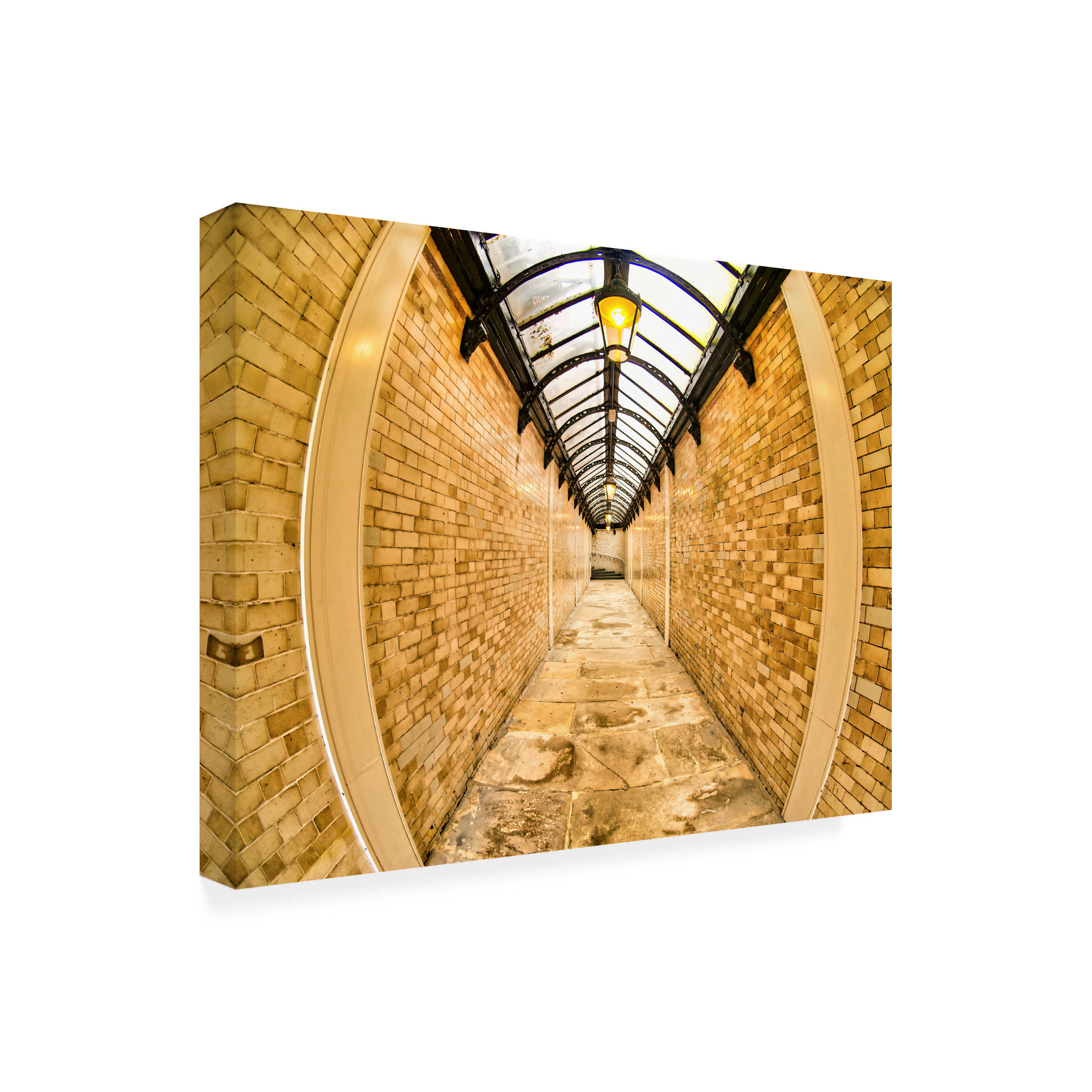 Ebern Designs Hjalti Mark A Paulda Tunnel Patterns Canvas Art | Wayfair