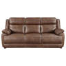Alma Ellington 2-Piece Upholstered Padded Arm Sofa Set Dark Brown | Wayfair