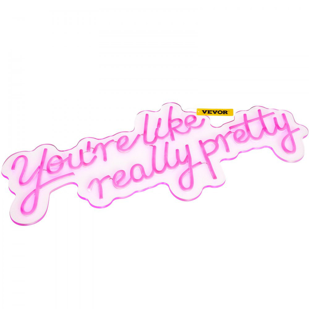 Stellweilan Tessberg You're Like Really Pretty Neon Sign, Pink LED Neon ...
