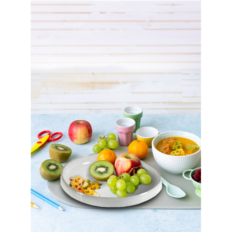 Mercer41 Cherol Large Round White Ceramic Platter, Food-Safe, Appetizer ...