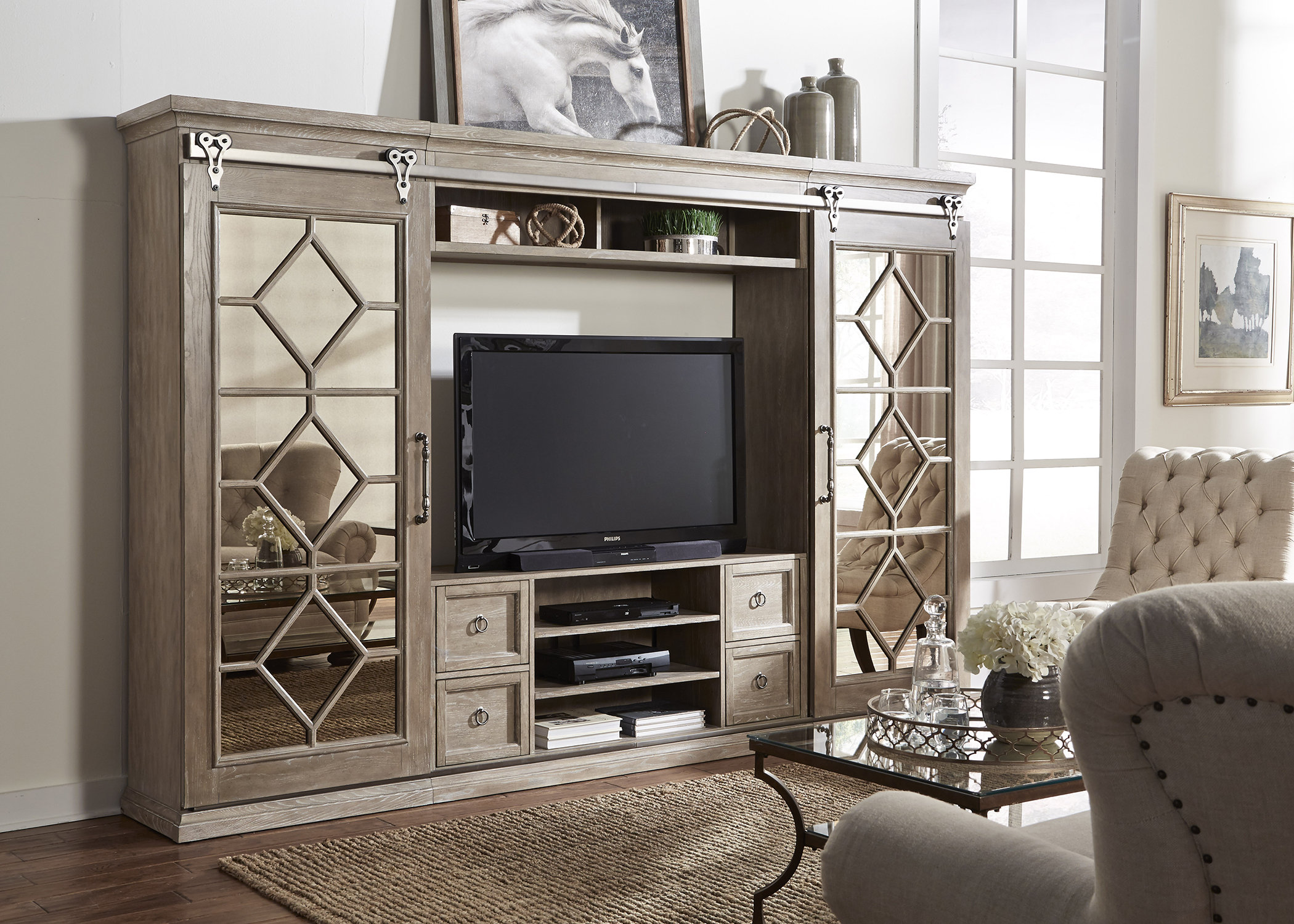 Ophelia & Co. Falzone Entertainment Center for TVs up to 65" & Reviews ...