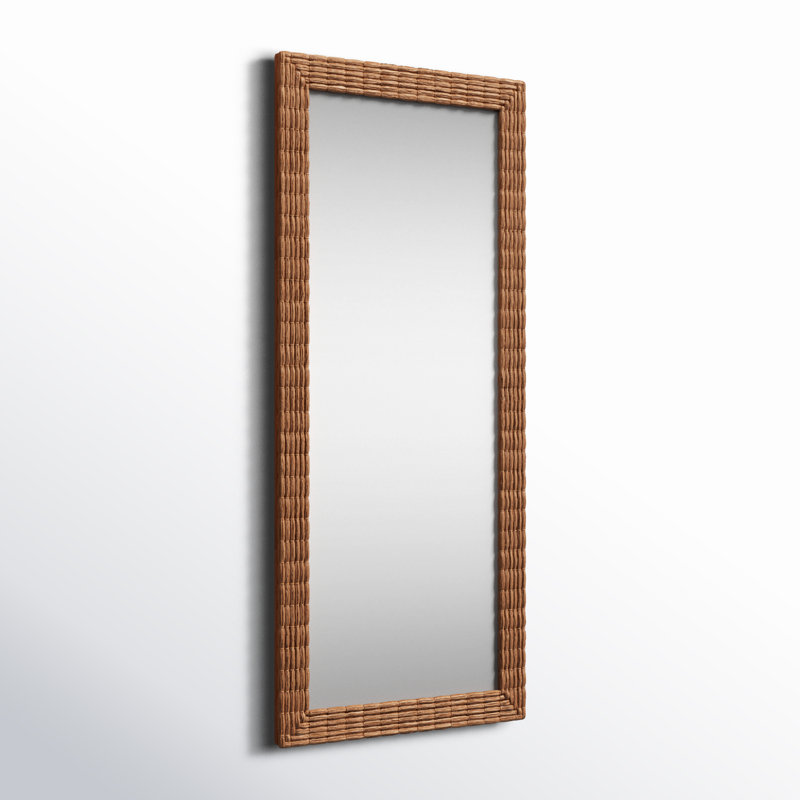 Birch Lane™ Rosalie Seagrass Full Length Mirror | Wayfair
