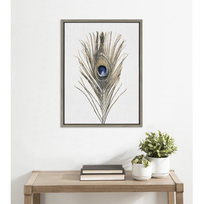 peacock feather frame