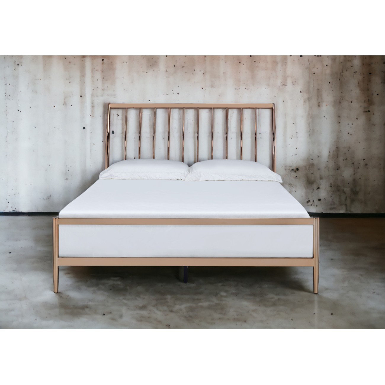 Everly Quinn Marianne Copper Bed | Wayfair