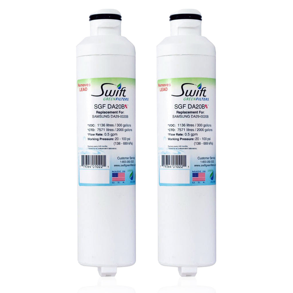 Swift SGF-DA20B Rx Compatible Refrigerator Water Filter for DA29-0020B ...