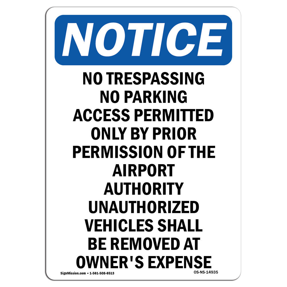 SignMission No Parking Access Sign | Wayfair