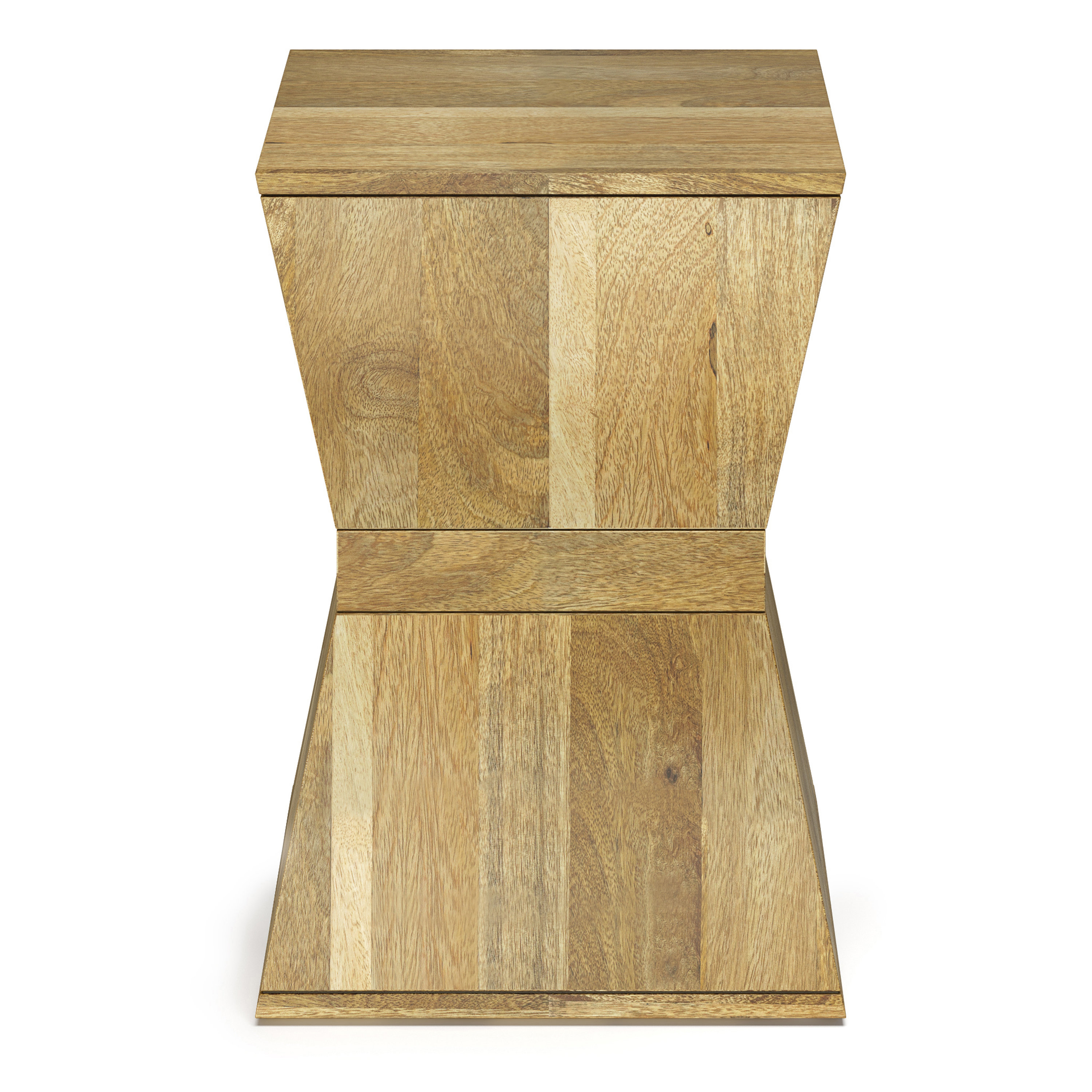 Simpli Home Solid Wood Block End Table | Wayfair