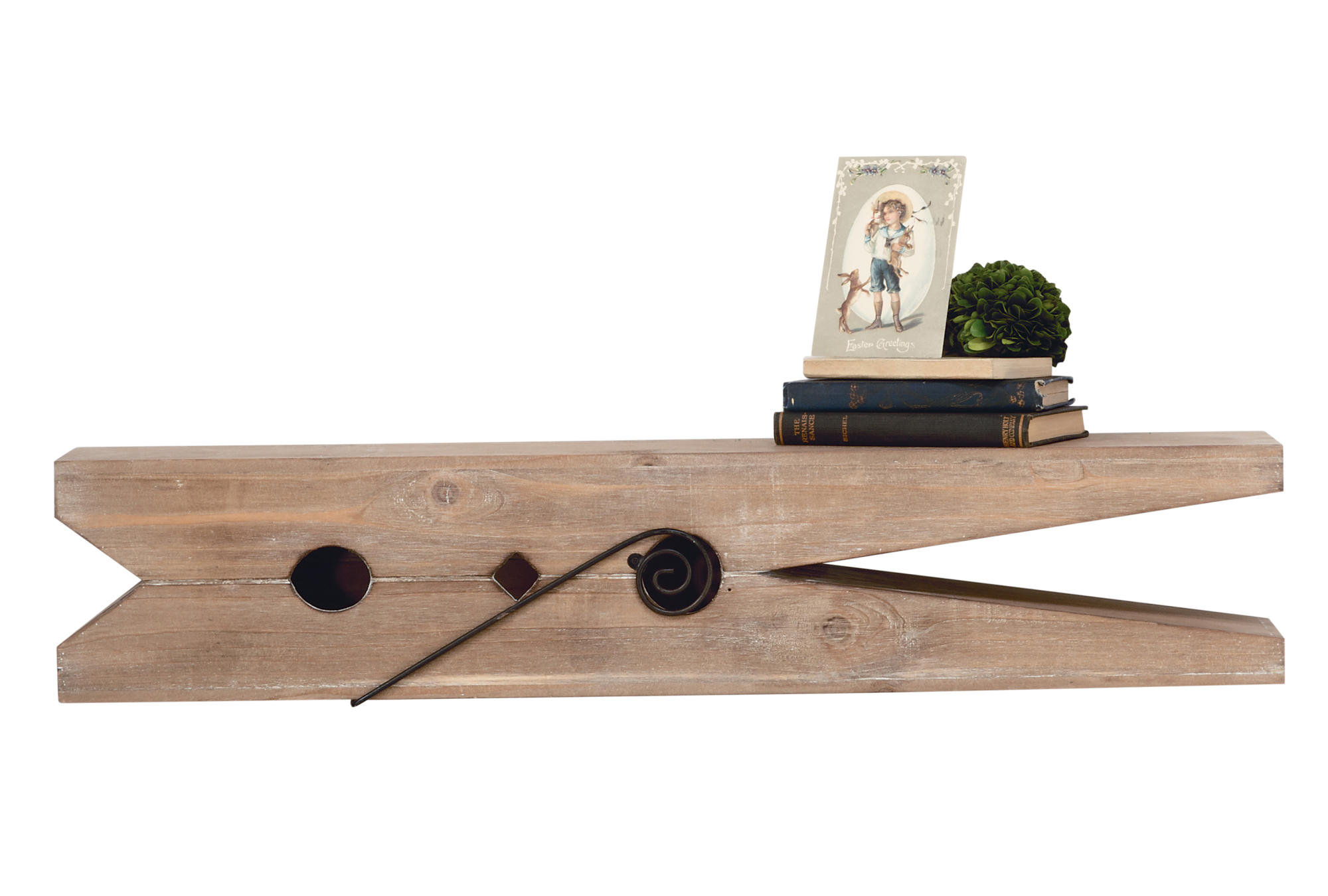 Gracie Oaks Divy Clothespin Shelf & Reviews | Wayfair