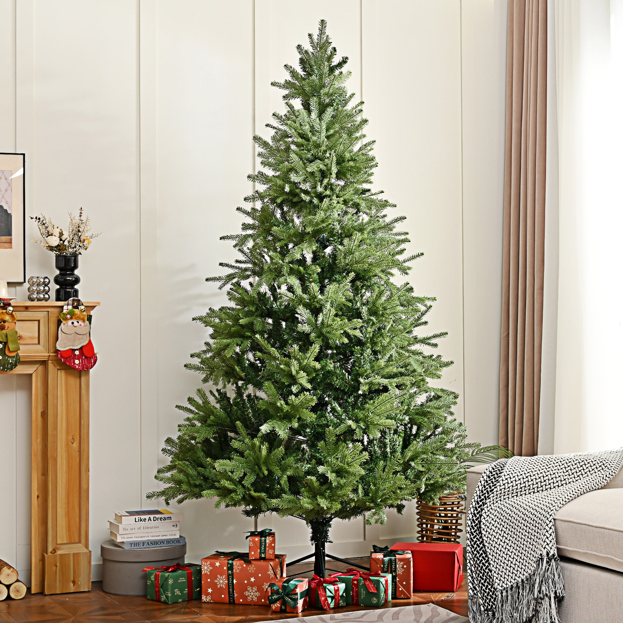 Winston Porter PE PVC Mixed Christmas Tree Hinged Design | Wayfair