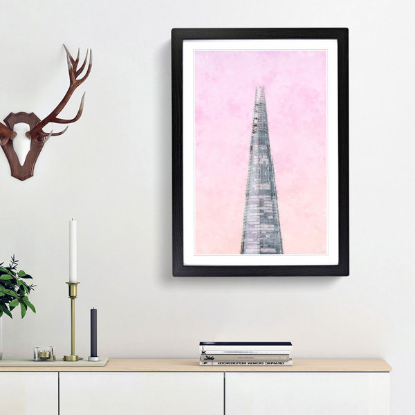 East Urban Home The Shard Building in London - Picture Frame Painting ...