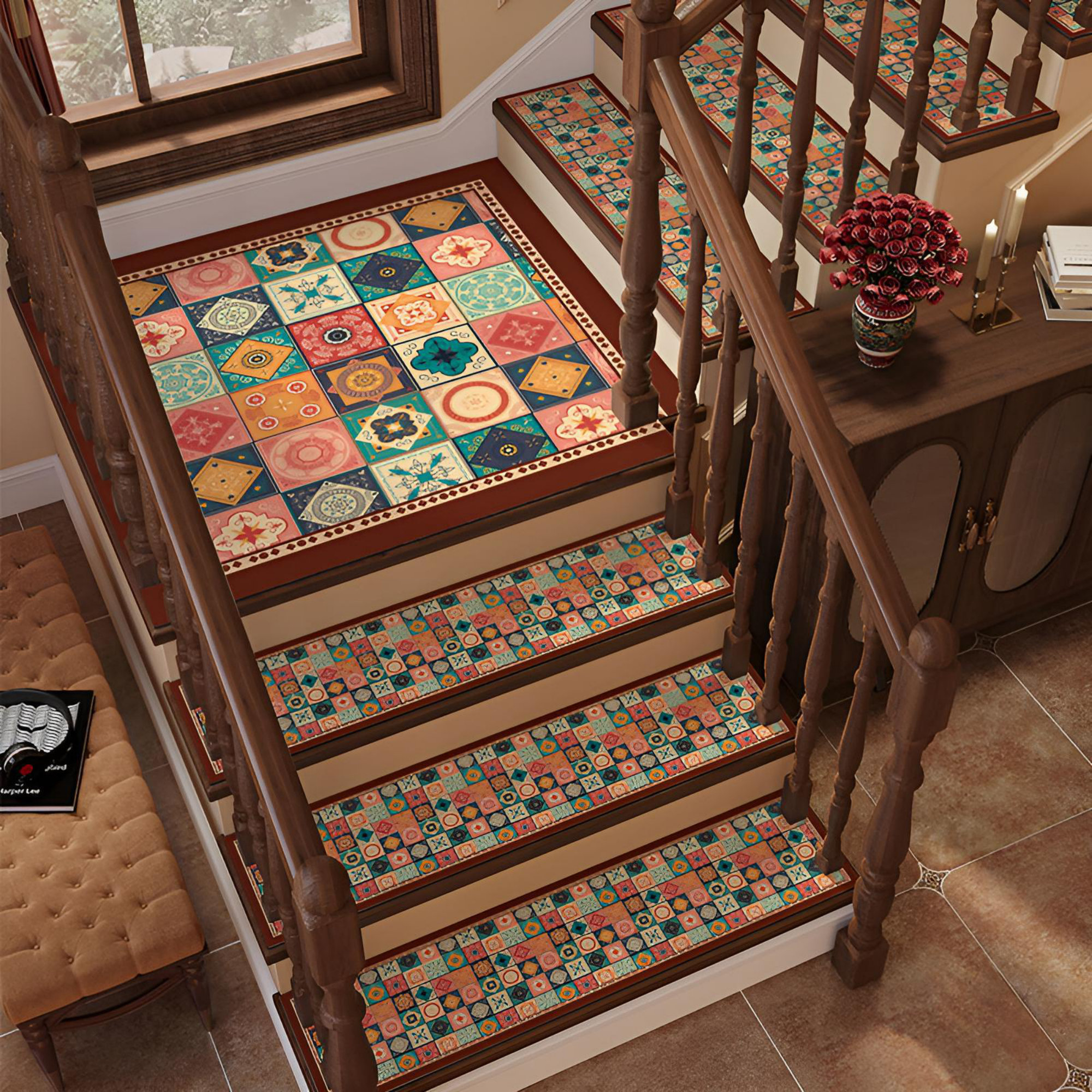 Infinity Soundproof Self Stick Stair Treads For Comfortable Home ...