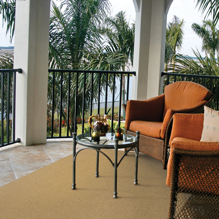 Beachcrest Home Wilkerson Tan/Light Brown Indoor/Outdoor Rug & Reviews ...