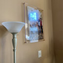 Cool Modern Frames Clear Acrylic Floating Picture Frame & Reviews | Wayfair