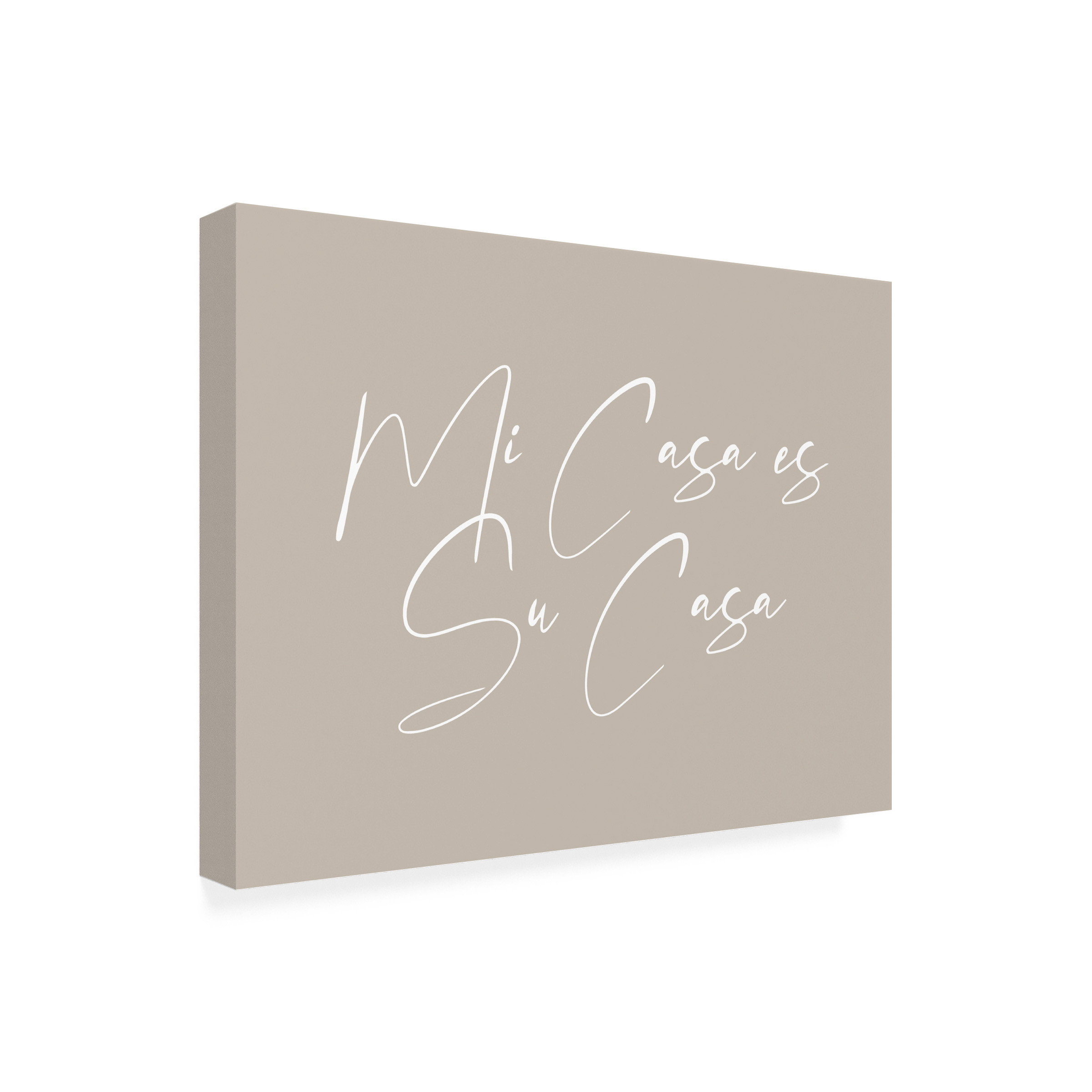 Trinx Beth Cai Mi Casa Canvas Art - Wayfair Canada